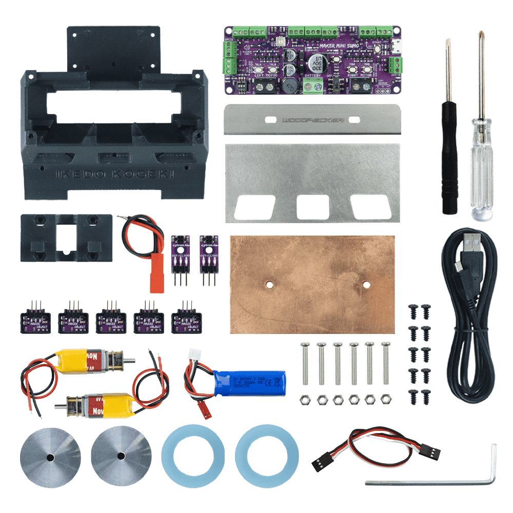 Ikedo Mini Sumo Robot Pro Kit