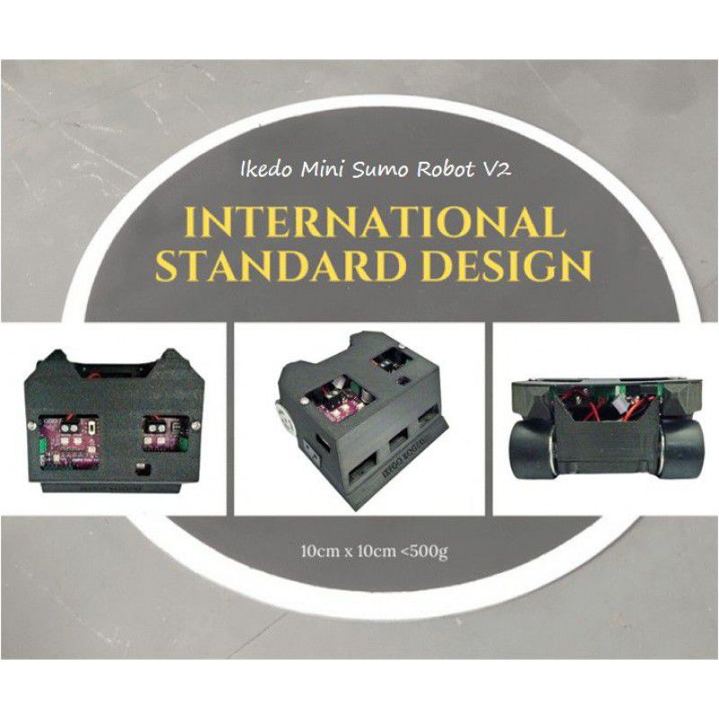 Ikedo Mini Sumo Robot V2 - Starter Kit