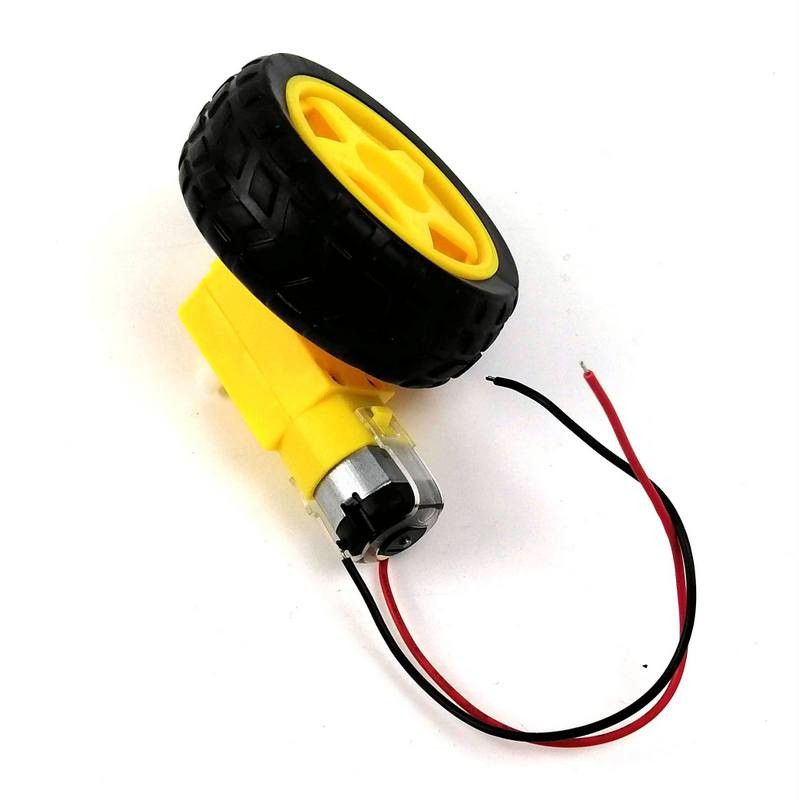 TT Motor with 15cm Wires and Wheel Kit