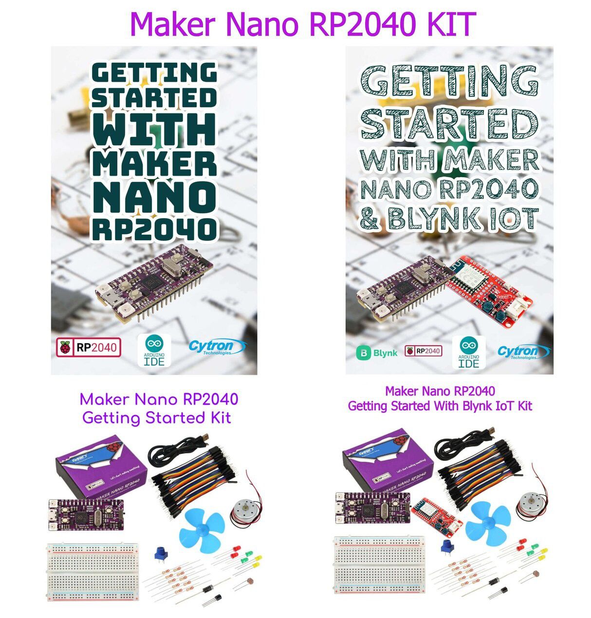 Maker Nano RP2040 Getting Started Kits
