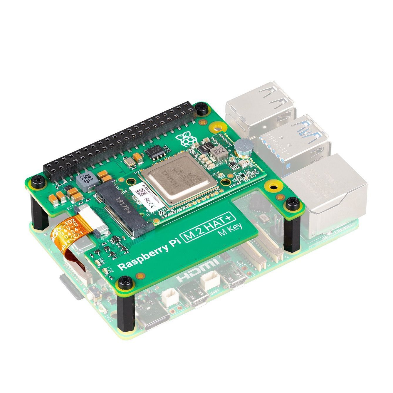 Raspberry Pi AI Kit - Bộ Kit AI 13 TOPS cho Raspberry Pi 5
