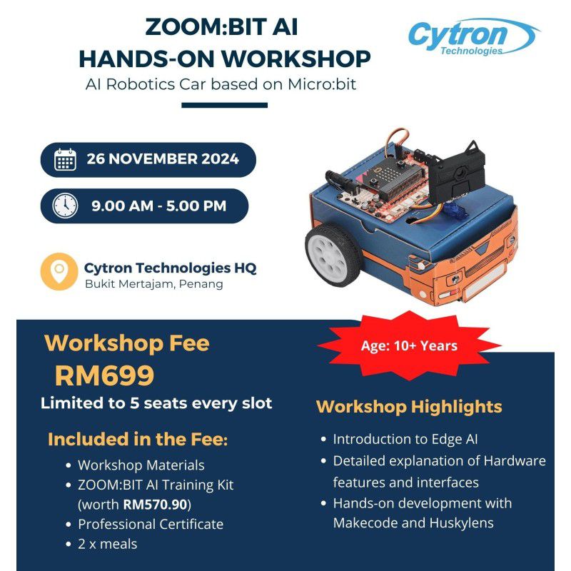 Cytron Workshop (AI Training Kit)