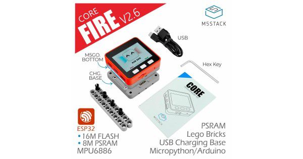 M5Stack Fire ESP32 Development Kit (PSRAM) V2.6
