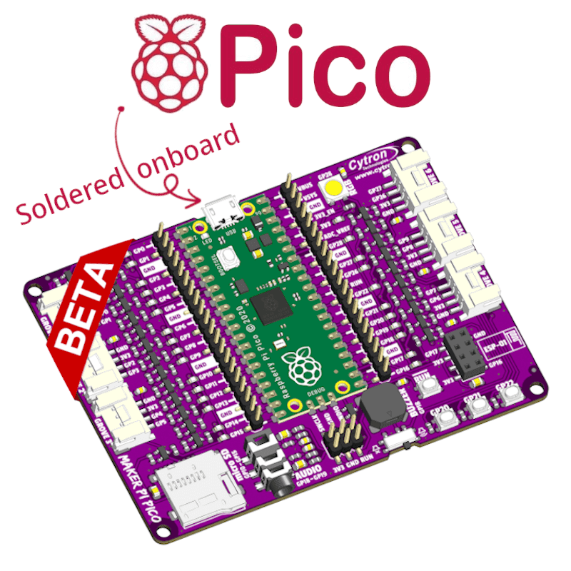 Maker Pi Pico: Simplifying Raspberry Pi Pico for Beginners