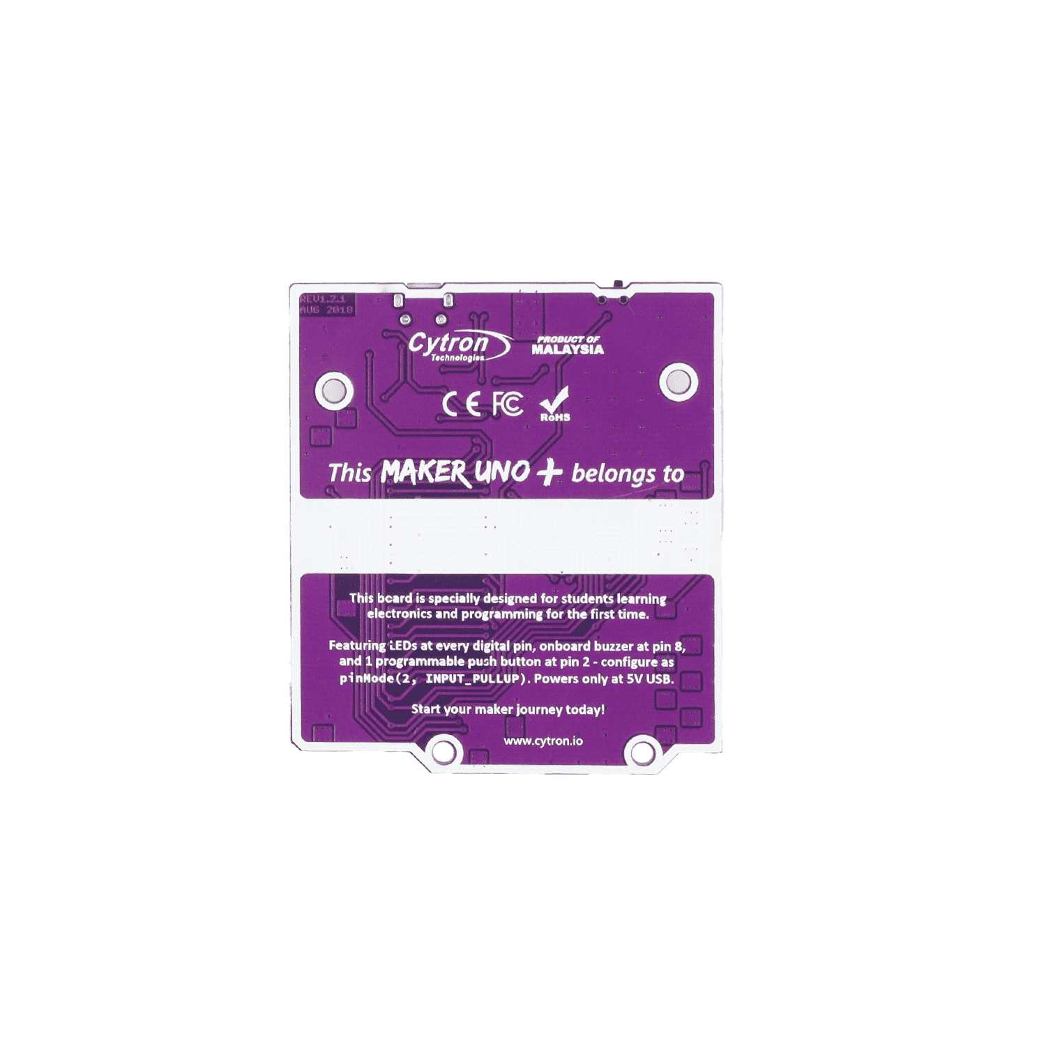 Maker UNO Plus: Simplifying Arduino for {Education}