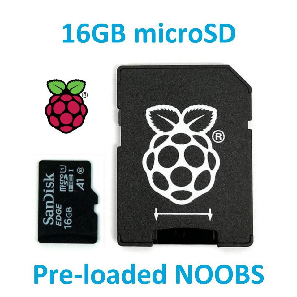 Official MicroSD Card Preloaded with Raspberry Pi OS