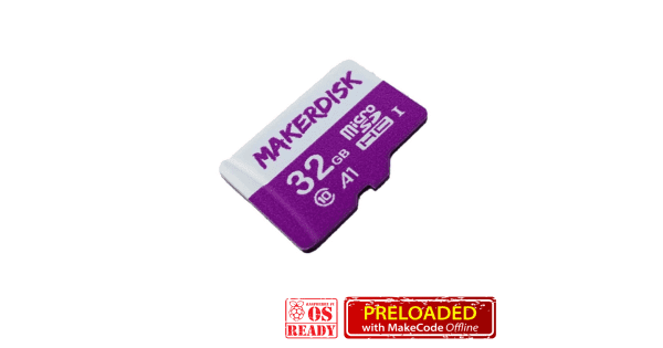 Makerdisk 32gb Preloaded Offline Makecode And Raspberry Pi Os