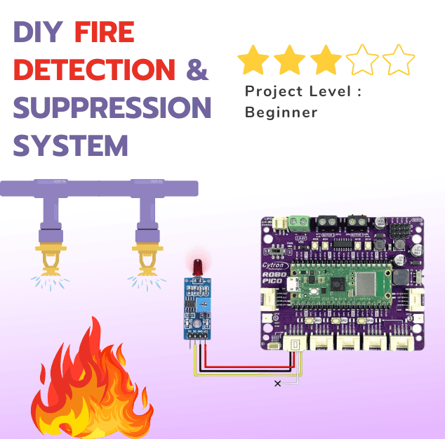 Diy Fire Detection And Suppression With Raspberry Pi Pico