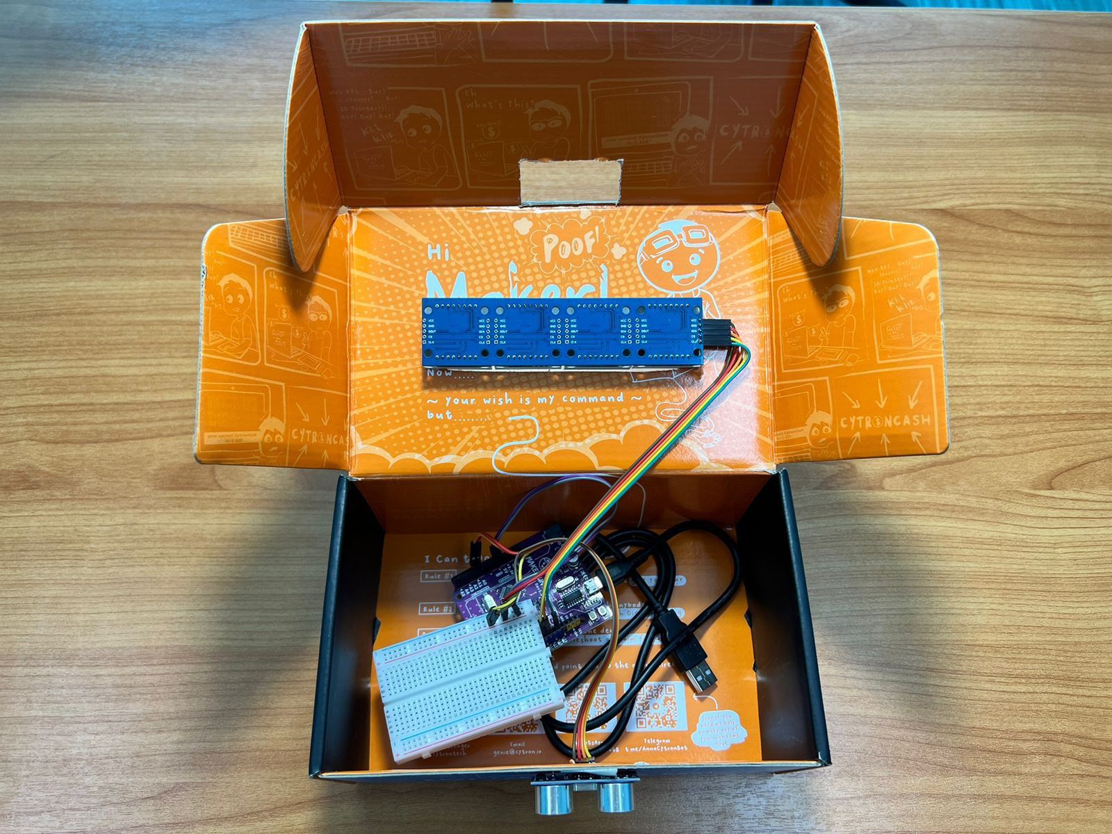 DIY Height Measurement ใช้ Maker UNO & Dot Matrix MAX7219