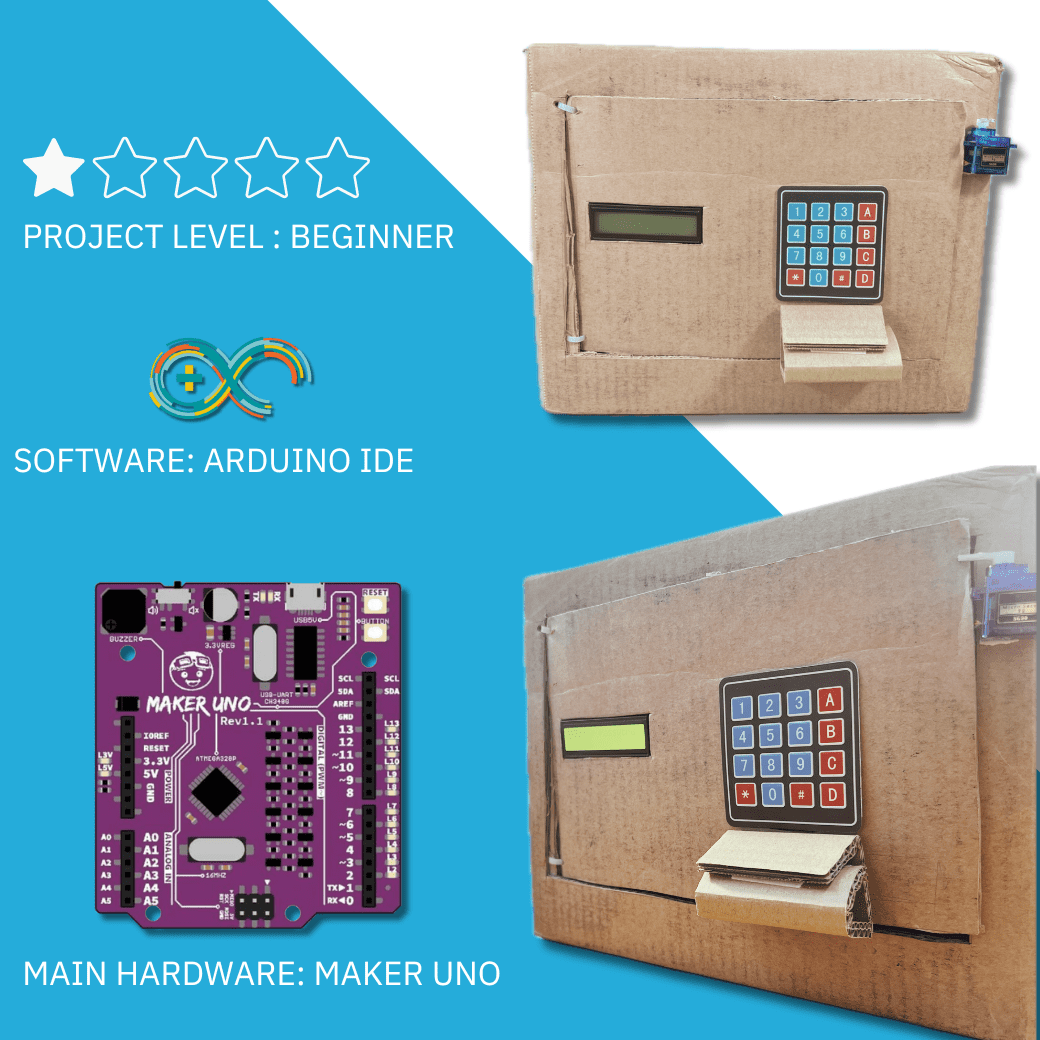 DIY Safety Box Secured using Maker UNO