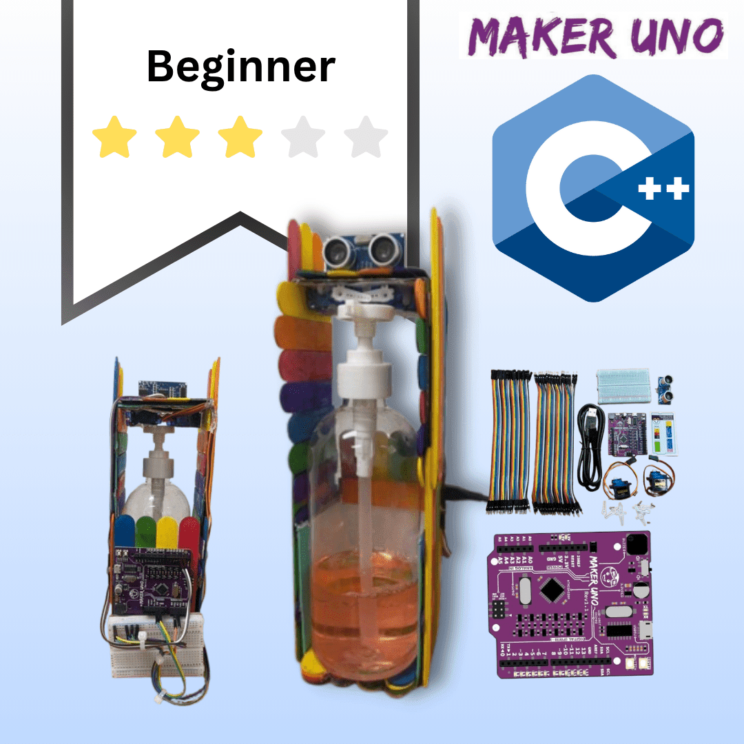 DIY Automatic Soap Dispenser Using Maker UNO