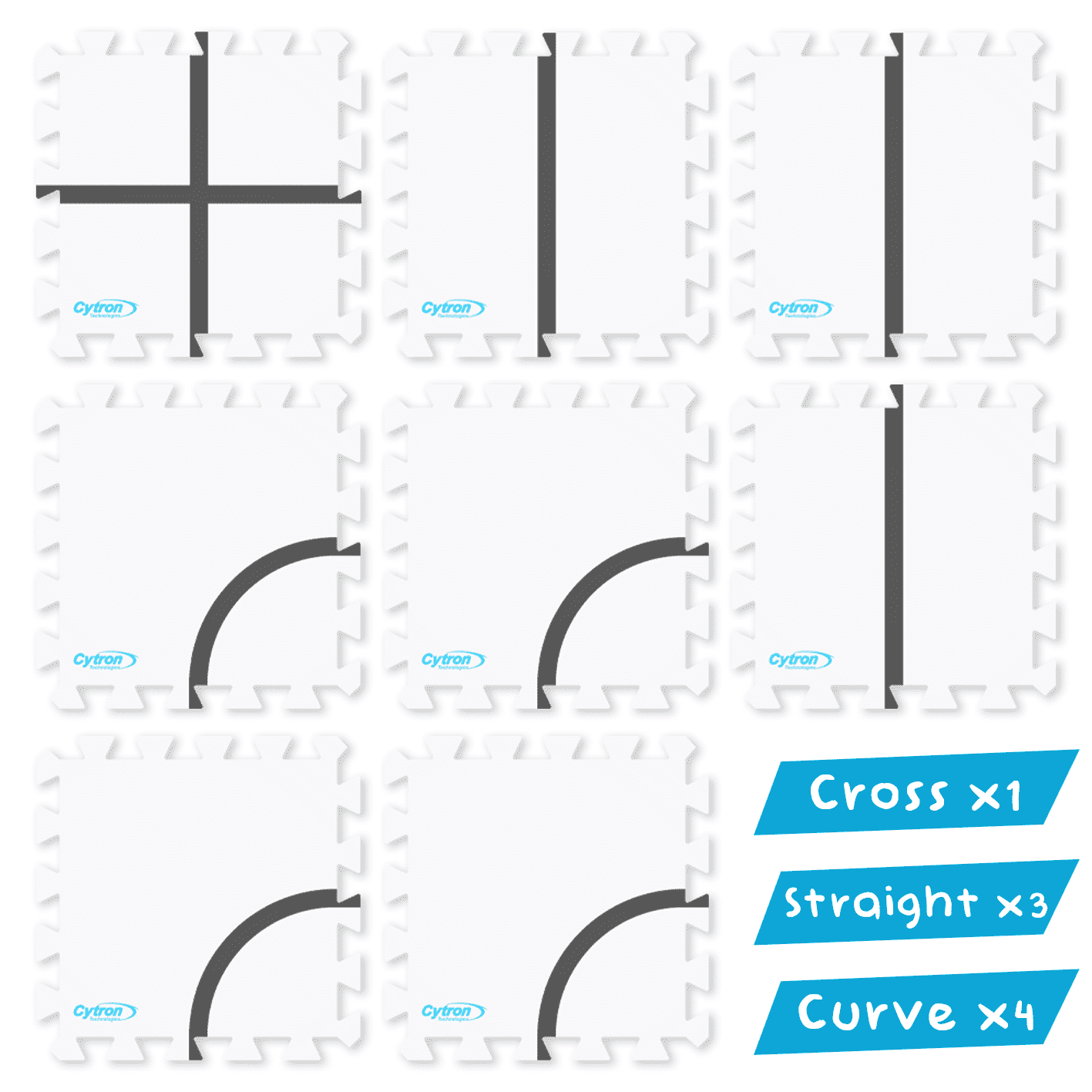 Cytron Reconfigurable Line Following Track