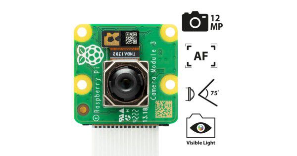 Raspberry Pi Camera Module 3 - 12MP with Auto Focus