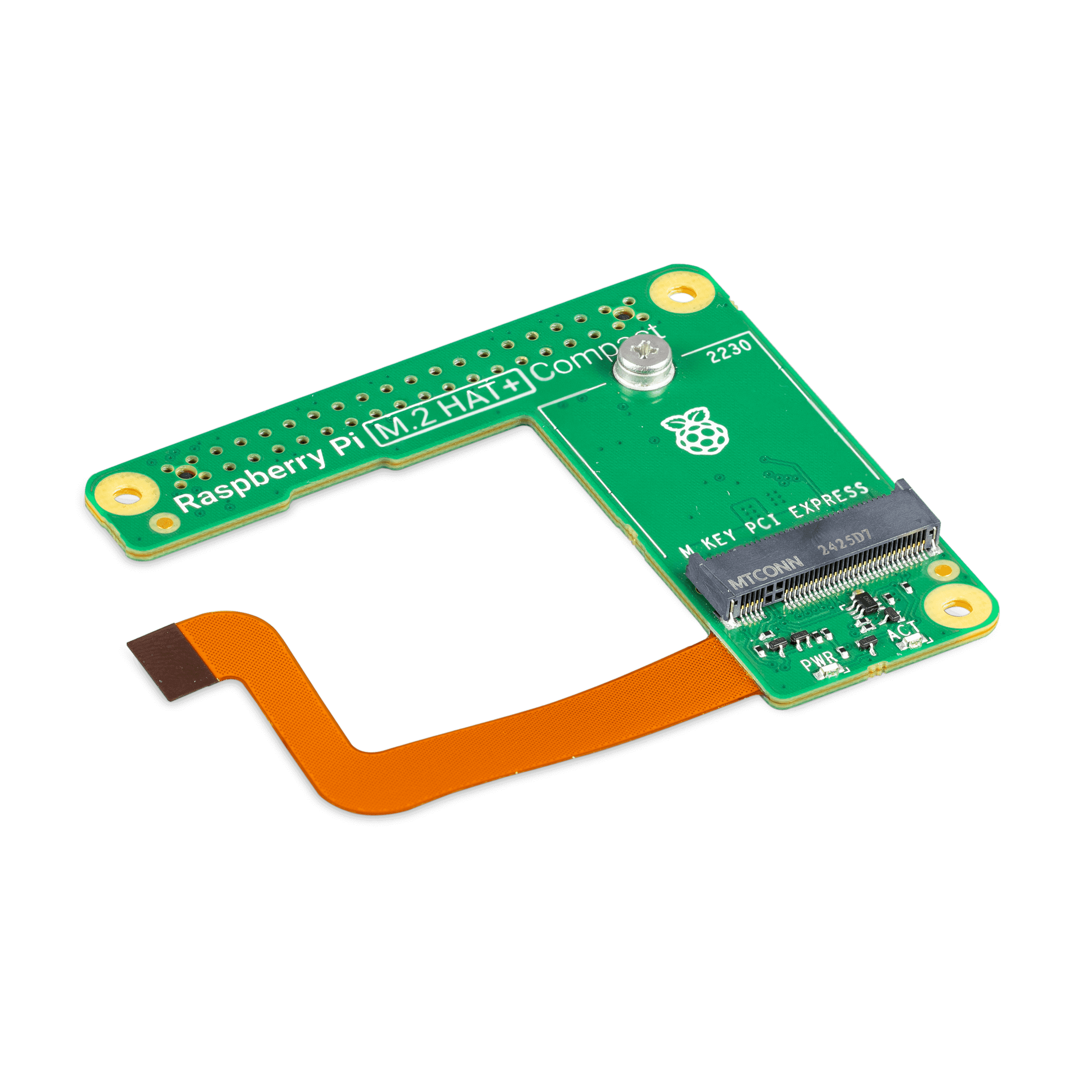 Raspberry Pi M.2 HAT+ (Compact) for Raspberry Pi 5