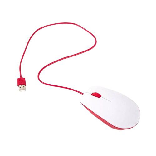 Official Raspberry Pi Mouse - Red/White