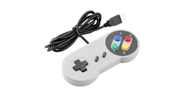 Classic Retro Super Nintendo USB Gamepad