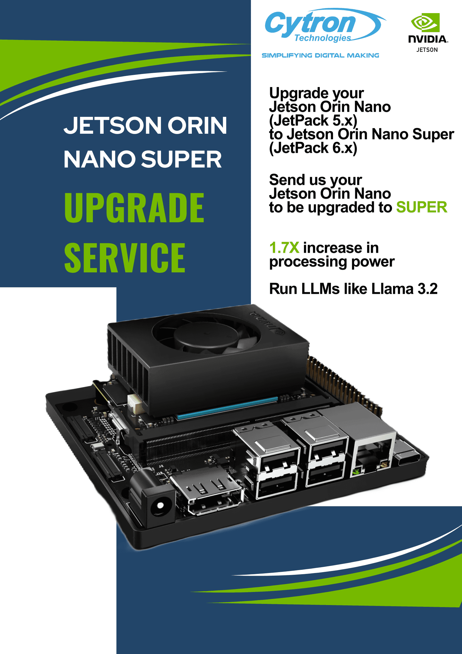 Jetson Orin Nano Upgrade Service (JetPack 5.x to JetPack 6.x)
