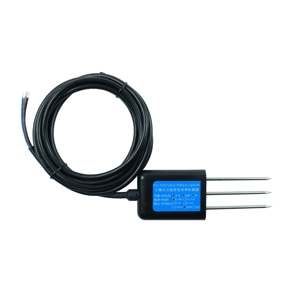 RS485/Modbus RTU 3 in 1 Soil Sensor - Moisture, Temperature & EC