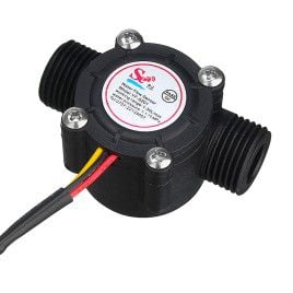 Interface Water Flow Sensor Using ESP32 Board