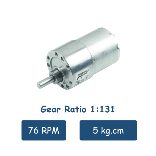 12V 37MM DC Geared Motor SPG30-GR131