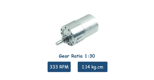 12V 37MM DC Geared Motor SPG30-GR30
