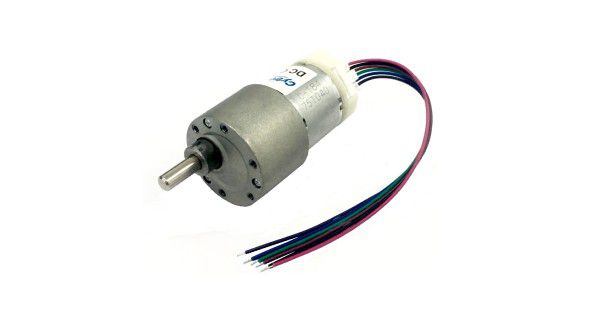 12V 16RPM 14kgfcm Brushed DC Geared Motor with Encoder