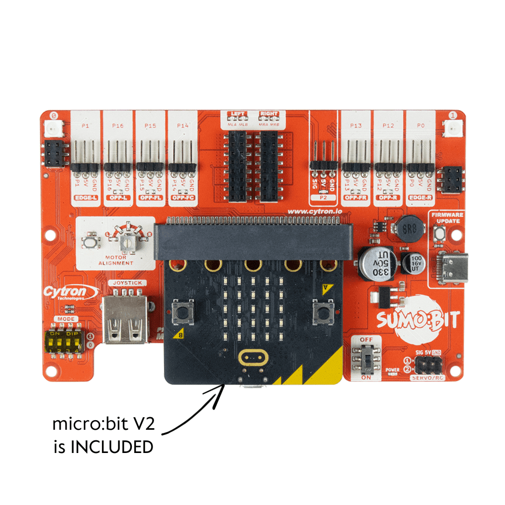 SUMO:BIT - Sumo Robot Expansion Board for micro:bit
