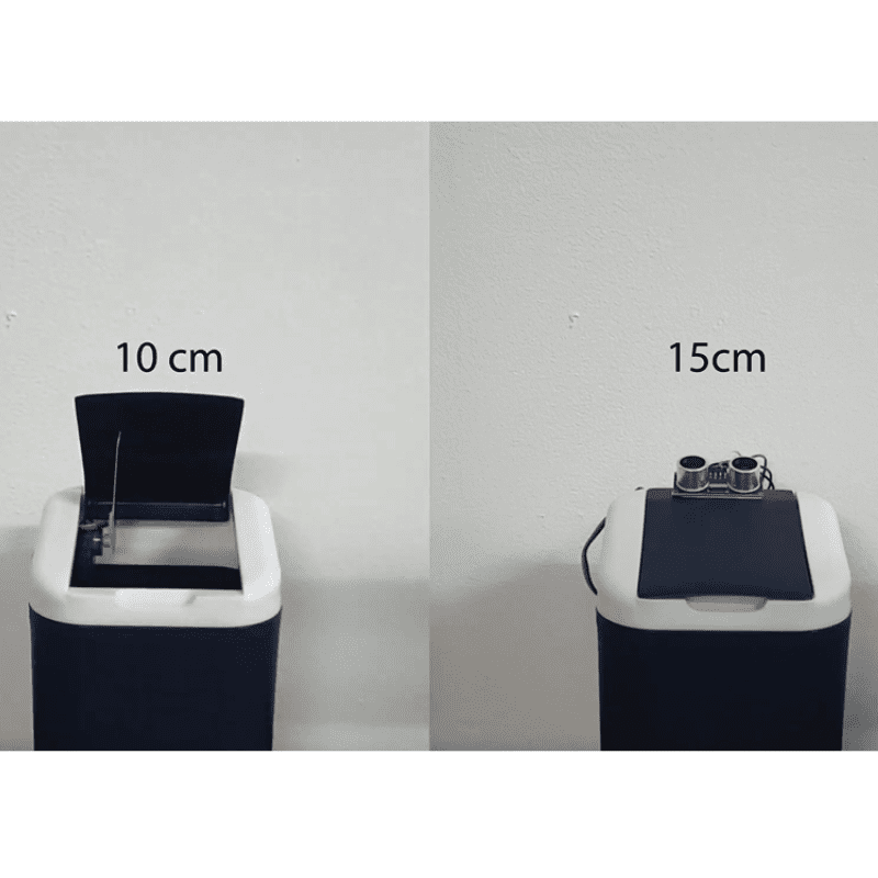 DIY Smart Dustbin using Maker UNO & Ultrasonic Sensor