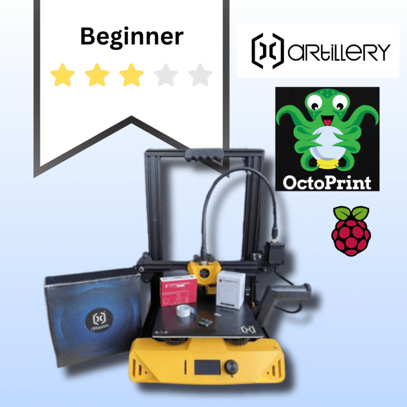 Smart 3D Printer Kit - using Artillery Hornet & Octoprint