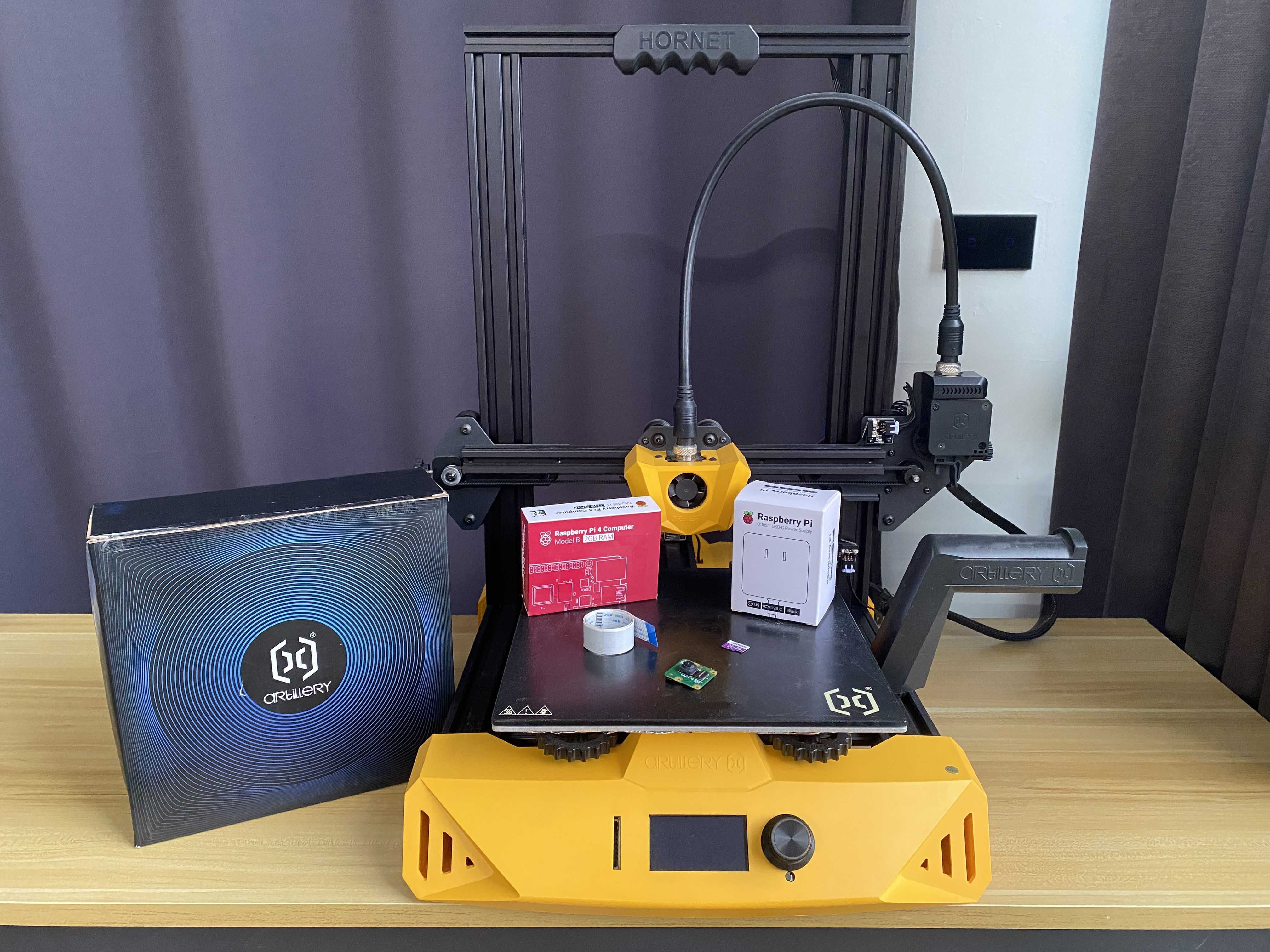 Smart 3D Printer Kit - using Artillery Hornet & Octoprint