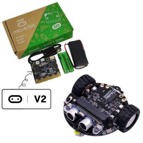 Tiny:bit smart robot car for micro:bit (with micro:bit V2)