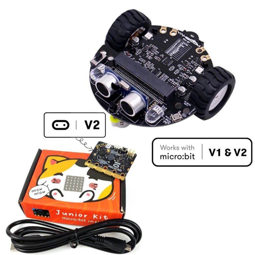 Tiny:bit smart robot car for micro:bit Kits