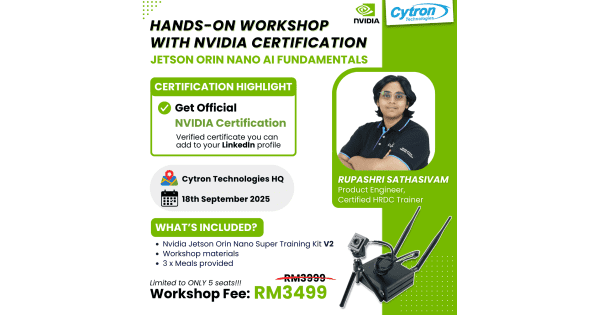Jetson Orin Nano AI Fundamentals: Hands-On Workshop with NVIDIA Certification (18 September 2025)