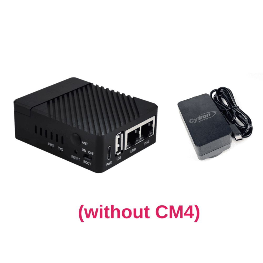 Dual Gigabit Ethernet Mini-Computer Kit Powered by Raspberry Pi CM 4