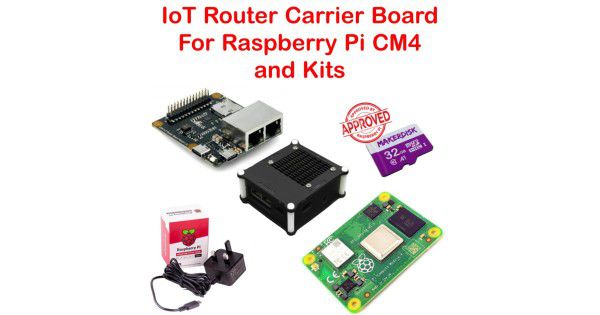 IoT Router Carrier Board Mini for Raspberry Pi CM4 and Kits