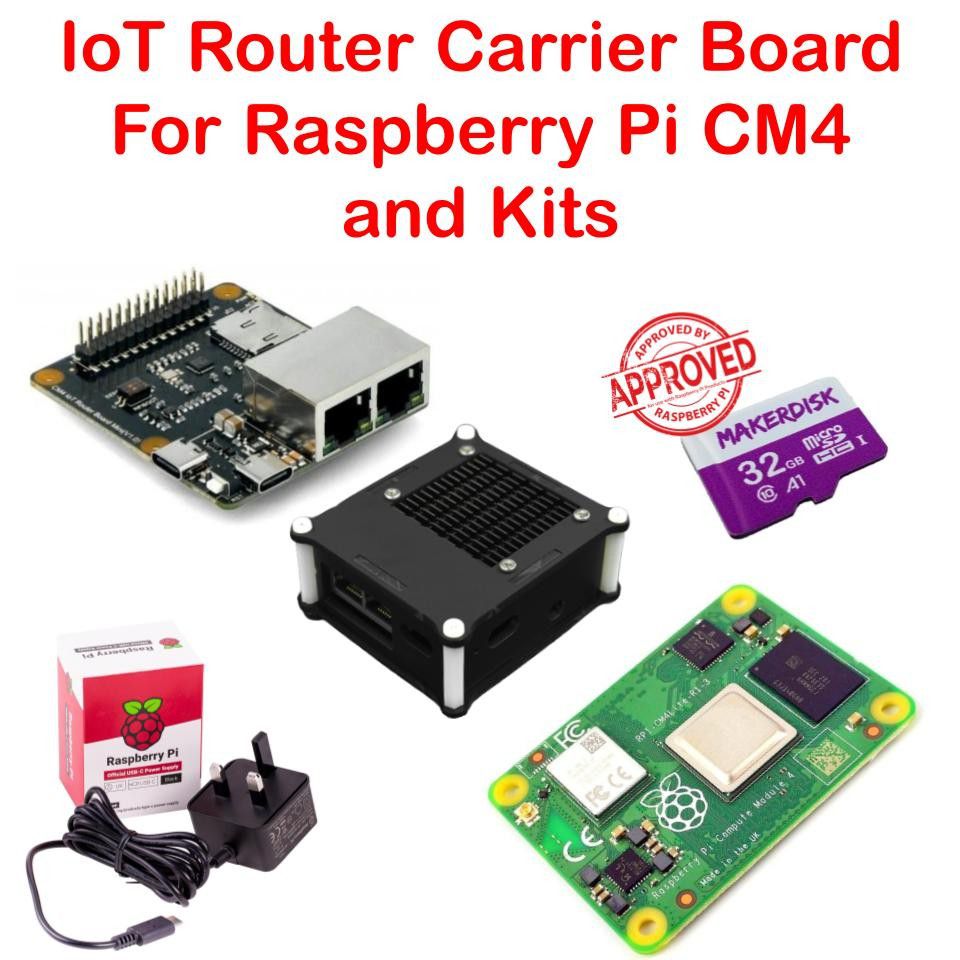 IoT Router Carrier Board Mini for Raspberry Pi CM4 and Kits