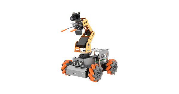 MasterPi AI Vision Robot Arm with Mecanum Wheels Car For Raspberry Pi 5