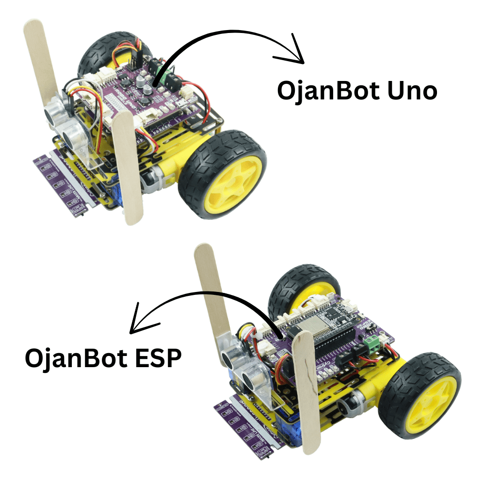 OjanBot - Robotics Kit for Arduino Uno / ESP32 OjanBot - Robotics Kit for Arduino Uno / ESP32