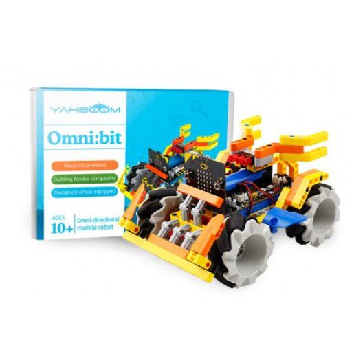 Omni:bit smart robot car with Mecanum Wheel