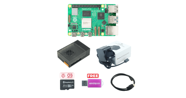 Basic Kit for Rasppberry Pi 5 - UK Plug