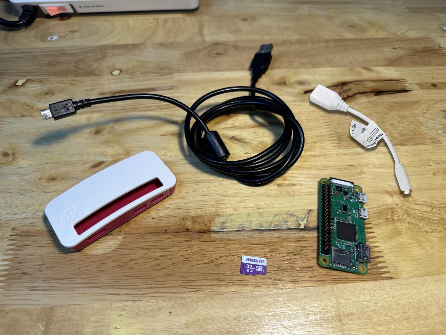 Wireless Printer Kit - Using Raspberry Pi Zero and CUPS (without microSD)