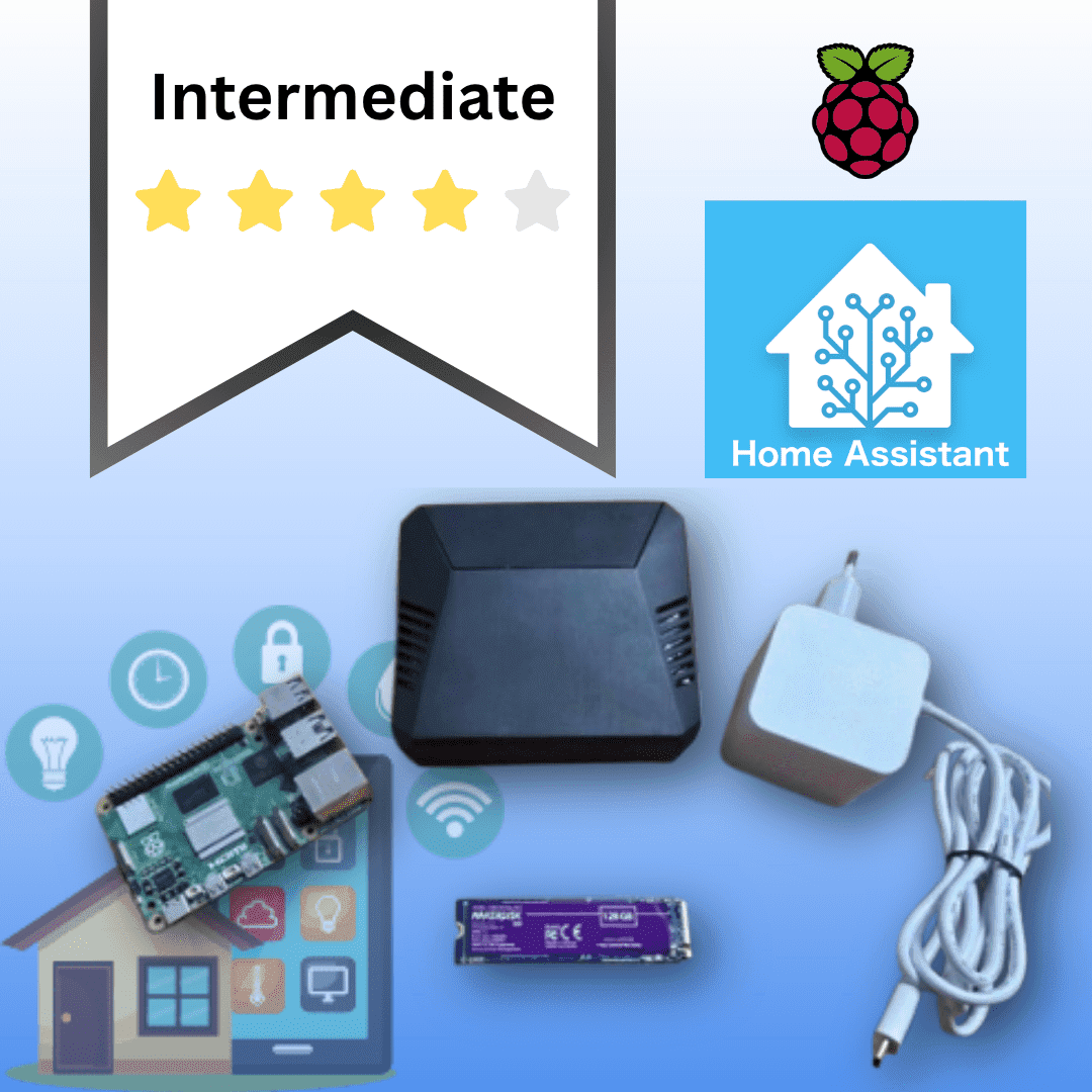 Smart Home Server Kit - Using Raspberry Pi 5 & Home Assistant