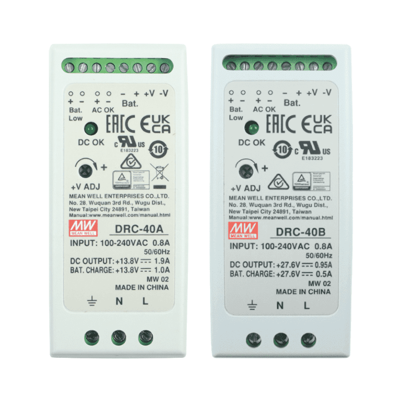 Meanwell DRC-40 Series Industry DIN Rail Mount Power Supply with ...