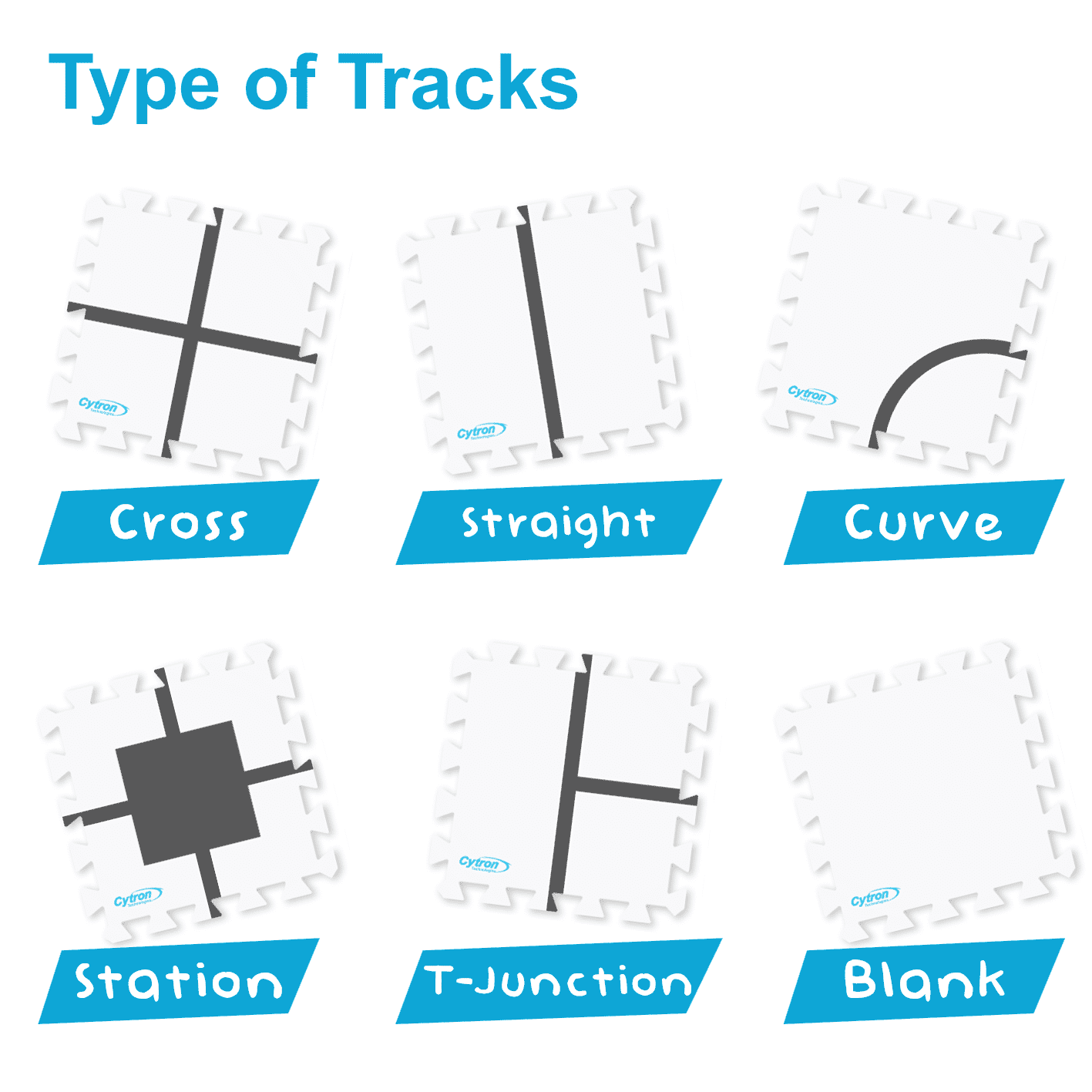 Cytron Reconfigurable Line Following Track