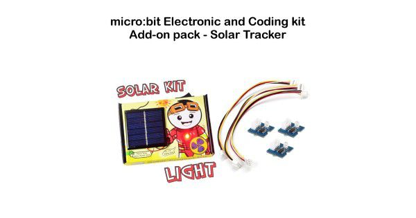 micro:bit Electronic and Coding kit Add-on pack Solar Tracker