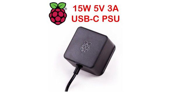 Raspberry Pi 15W (5V/3A) USB-C PSU