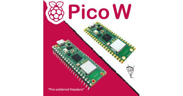 Raspberry Pi Pico Wireless - SMD or Pre-soldered Headers Raspberry Pi Pico Wireless - SMD or Pre-soldered Headers