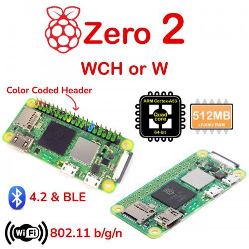 Raspberry Pi Zero 2 W (Wireless)