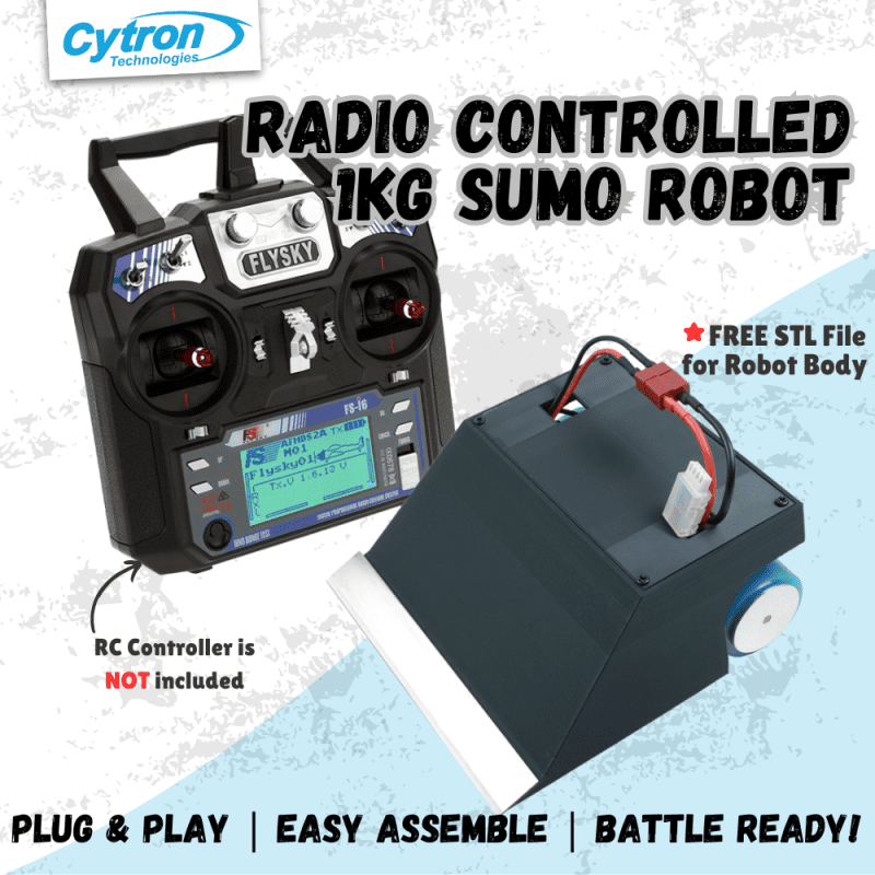 Radio Controlled (RC) 1KG Sumo Robot Kits