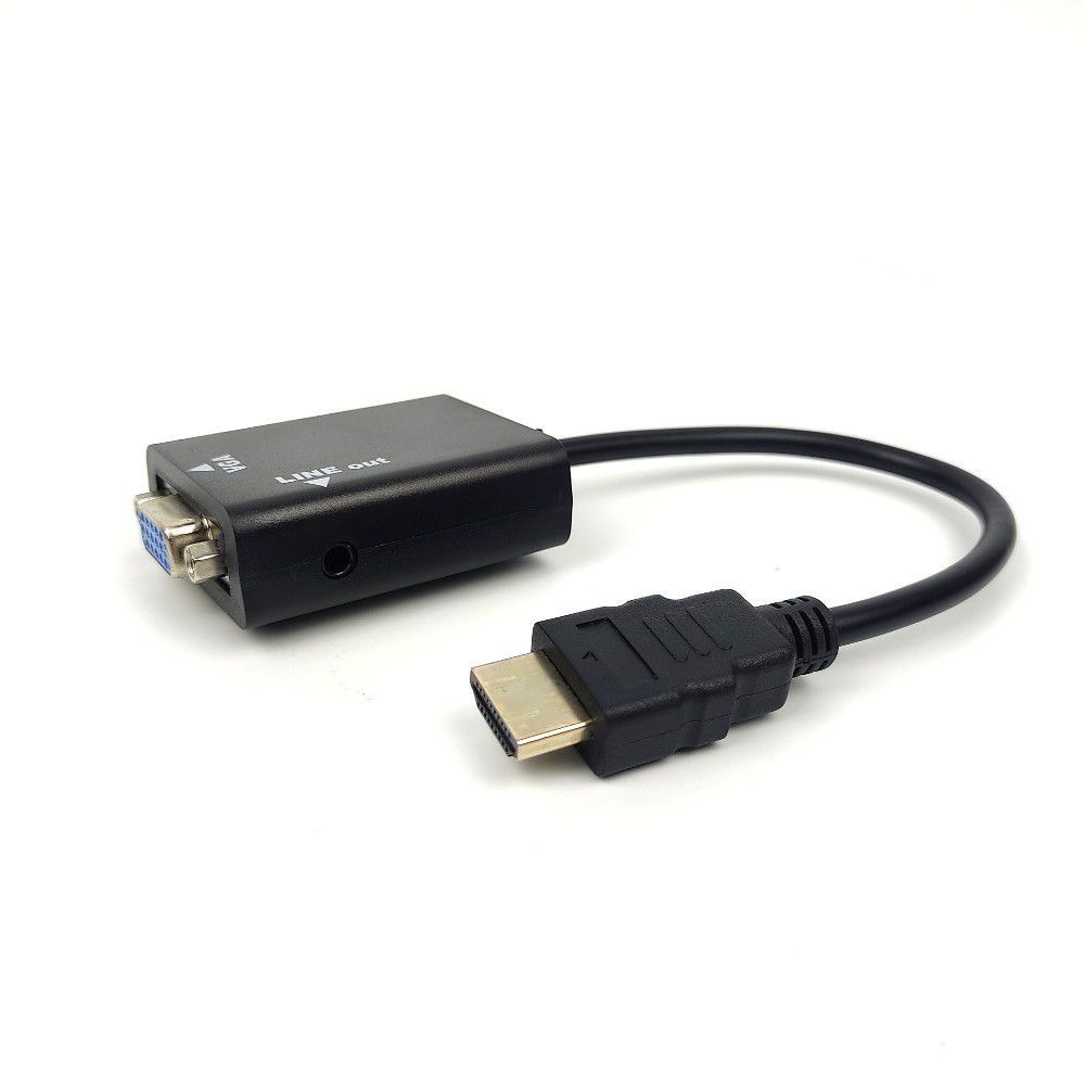 HDMI to VGA Adapter with Audio & Power